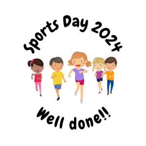 Well Done Sports Day Stickers, Personalised Sports Day Stickers, Merit ...