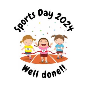 Well Done Sports Day Stickers, Personalised Sports Day Stickers, Merit ...