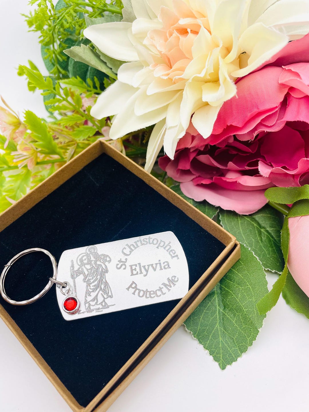 St Christopher Travel Safe Key Ring for Travel Lovers and Adventurers ...
