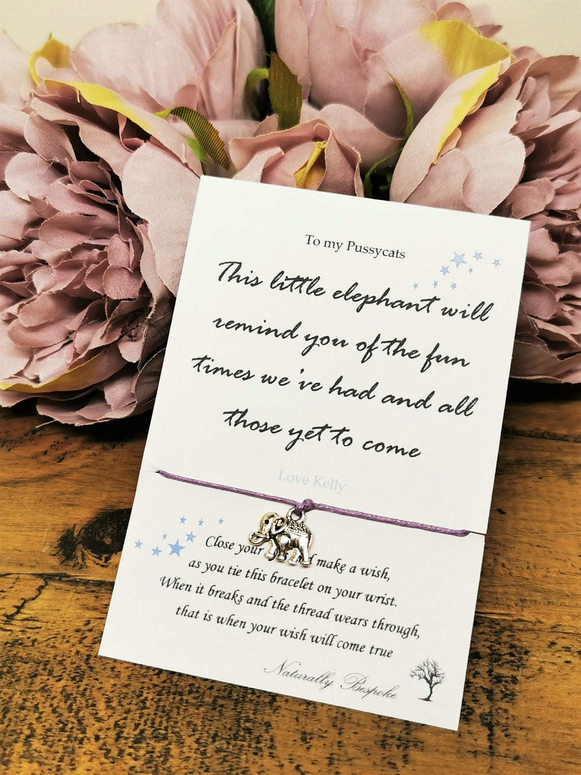 Elephant, Wish Bracelet, Friendship Bracelet, Best Friend, BFF, Sister ...