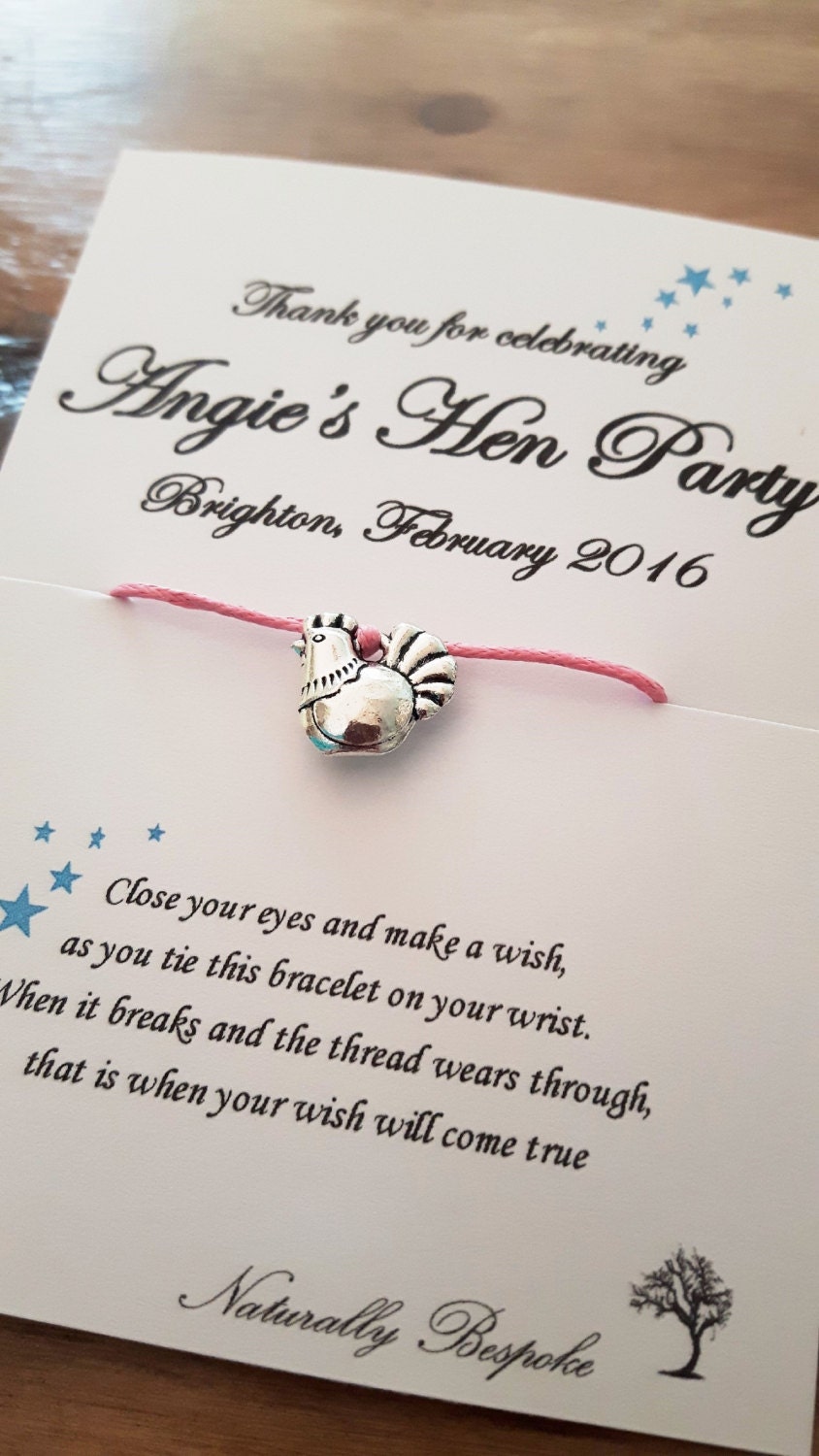 Hen do. Hen party Hen party keepsakes Hen party wish | Etsy