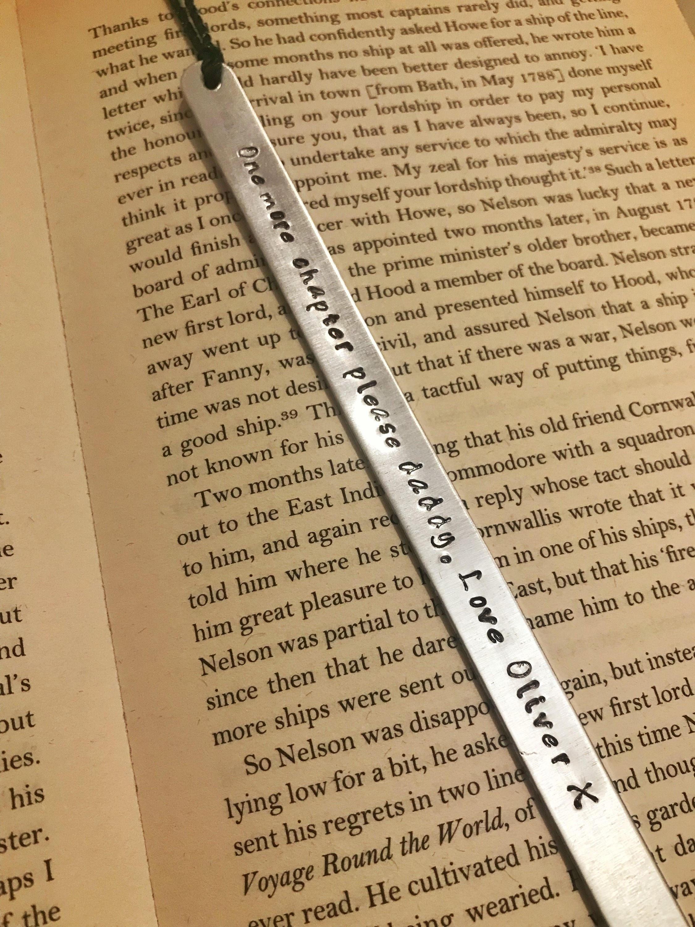 Personalised Bookmark Birthday Gift for Dad Valentines Gift | Etsy UK