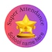 Personalised Attendance Stickers, Well Done Stickers, School Attendance ...