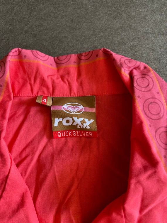 90s Quicksilver Jacket Pink Floral Blouse Vintage De… - Gem