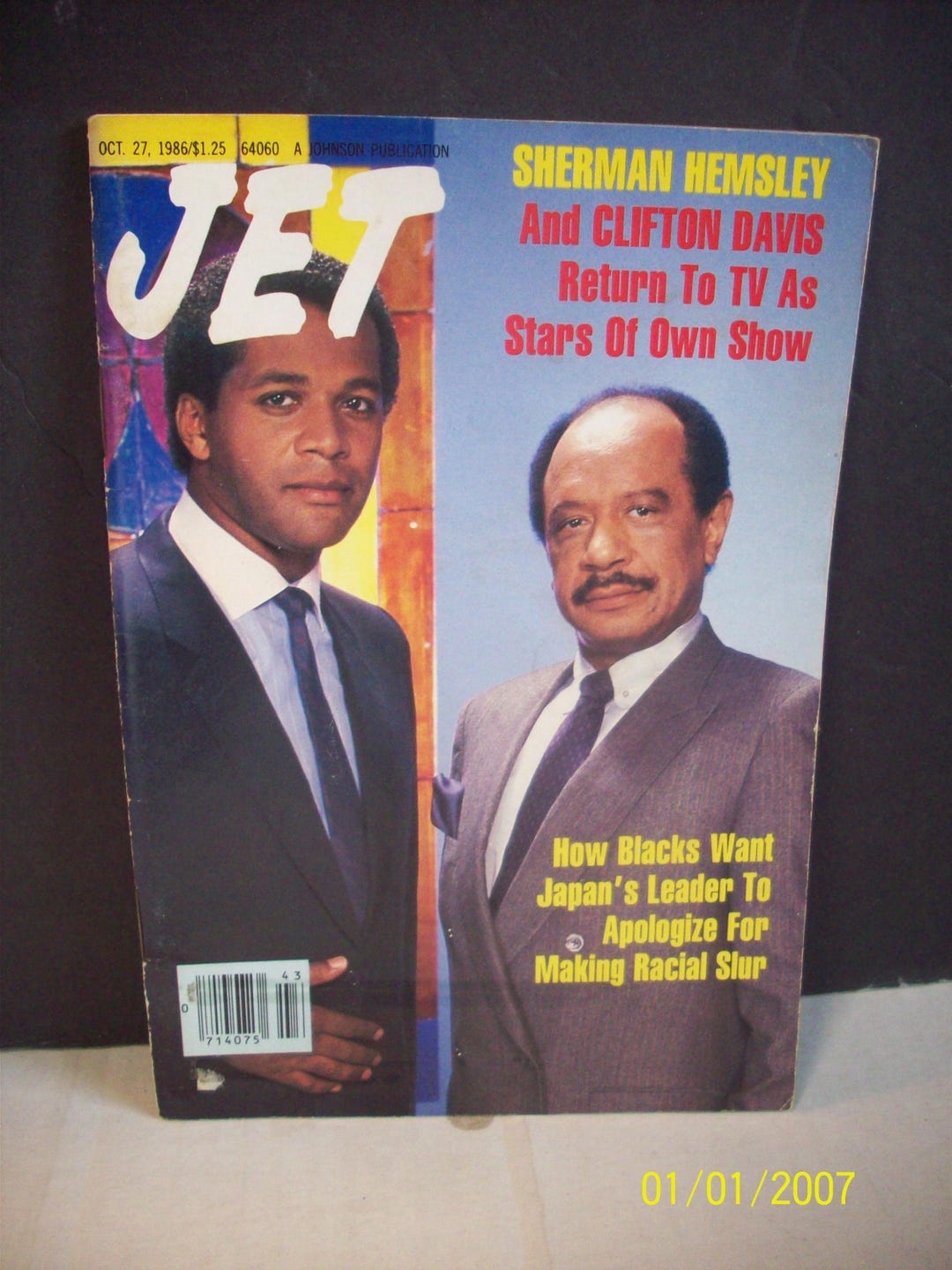 Clifton Davis Sherman Helmsley Amen TV Jet Magazine Oct 27,1986 Vintage ...