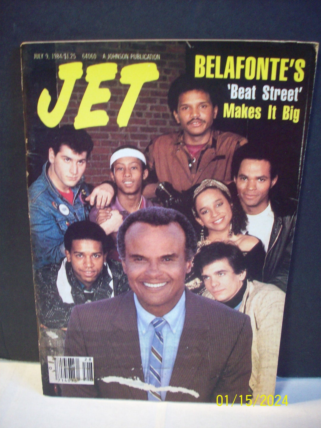 Harry Belafonte Beat Street Cast On Cover Jet Magazine July 91984 1169