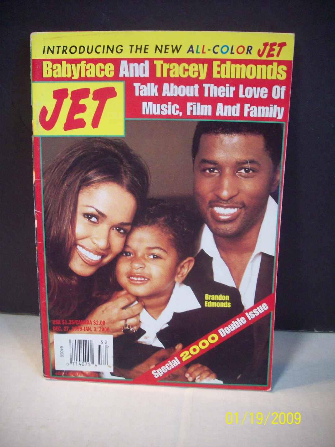 Babyface, Brandon, Tracey Edmonds Jet Magazine Dec 27,1999 Vintage ...