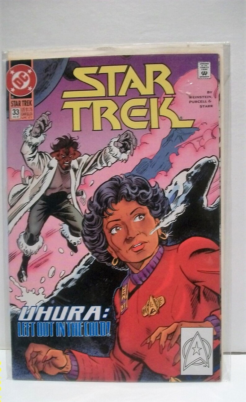1992 Star Trek 33 2nd Series Lt . Uhura on Cover VF-NM Unread Vintage ...