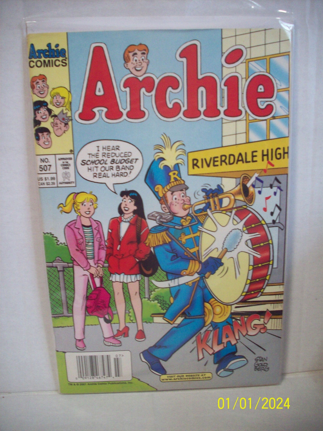 Archie Comics #507 Archie Playing Multiple Instruments VF-NM Vintage ...
