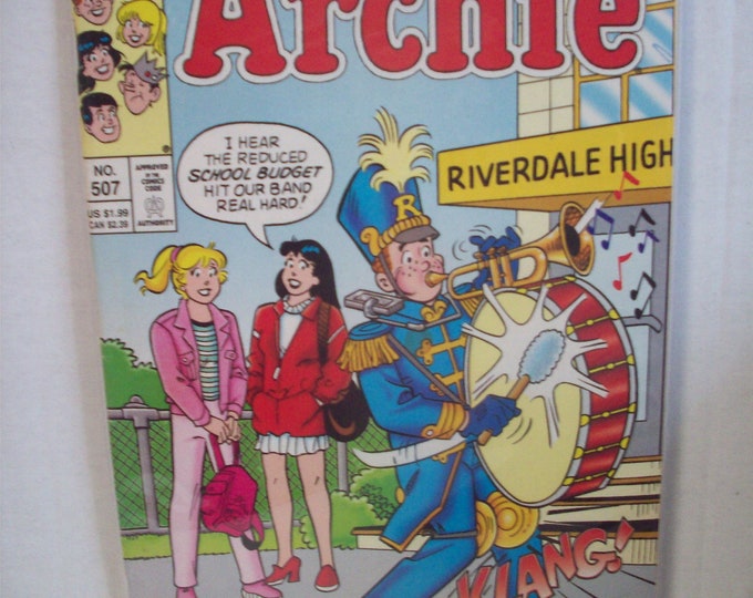 Archie Comics #507 Archie Playing Multiple Instruments VF-NM Vintage ...