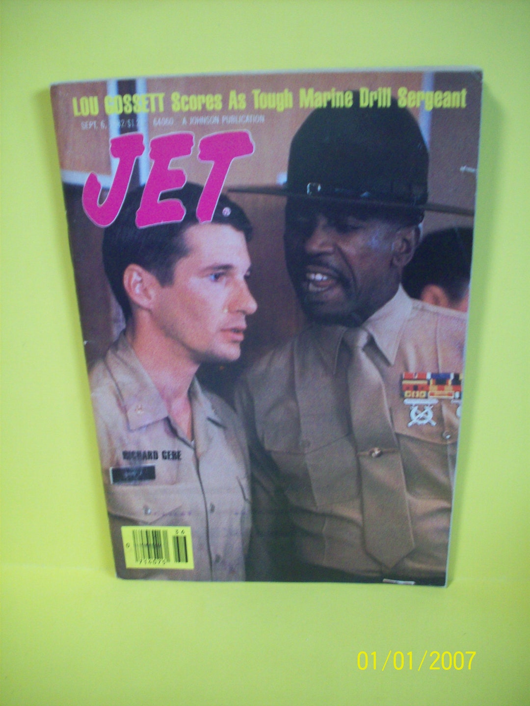 Richard Gere, Lou Gossett Jr Officer and A Gentlemen on Cover Vintage ...