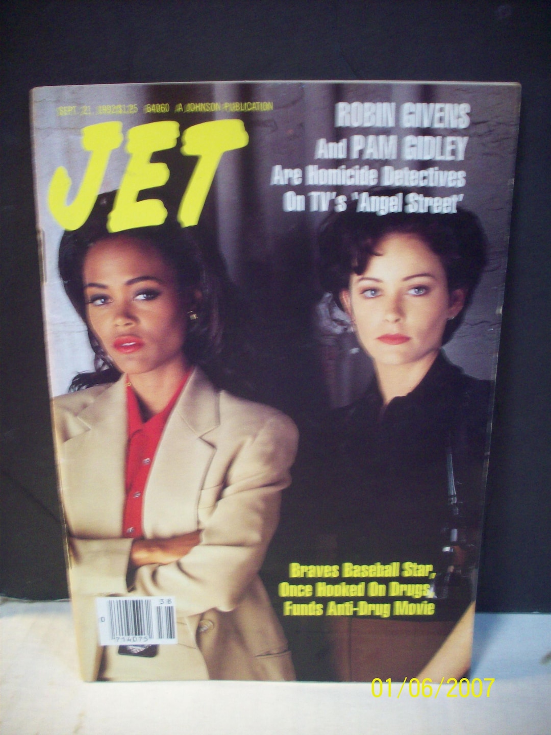 Robin Givens and Pam Gidley on Cover Jet Magazine Sep 21.1992 Vintage ...