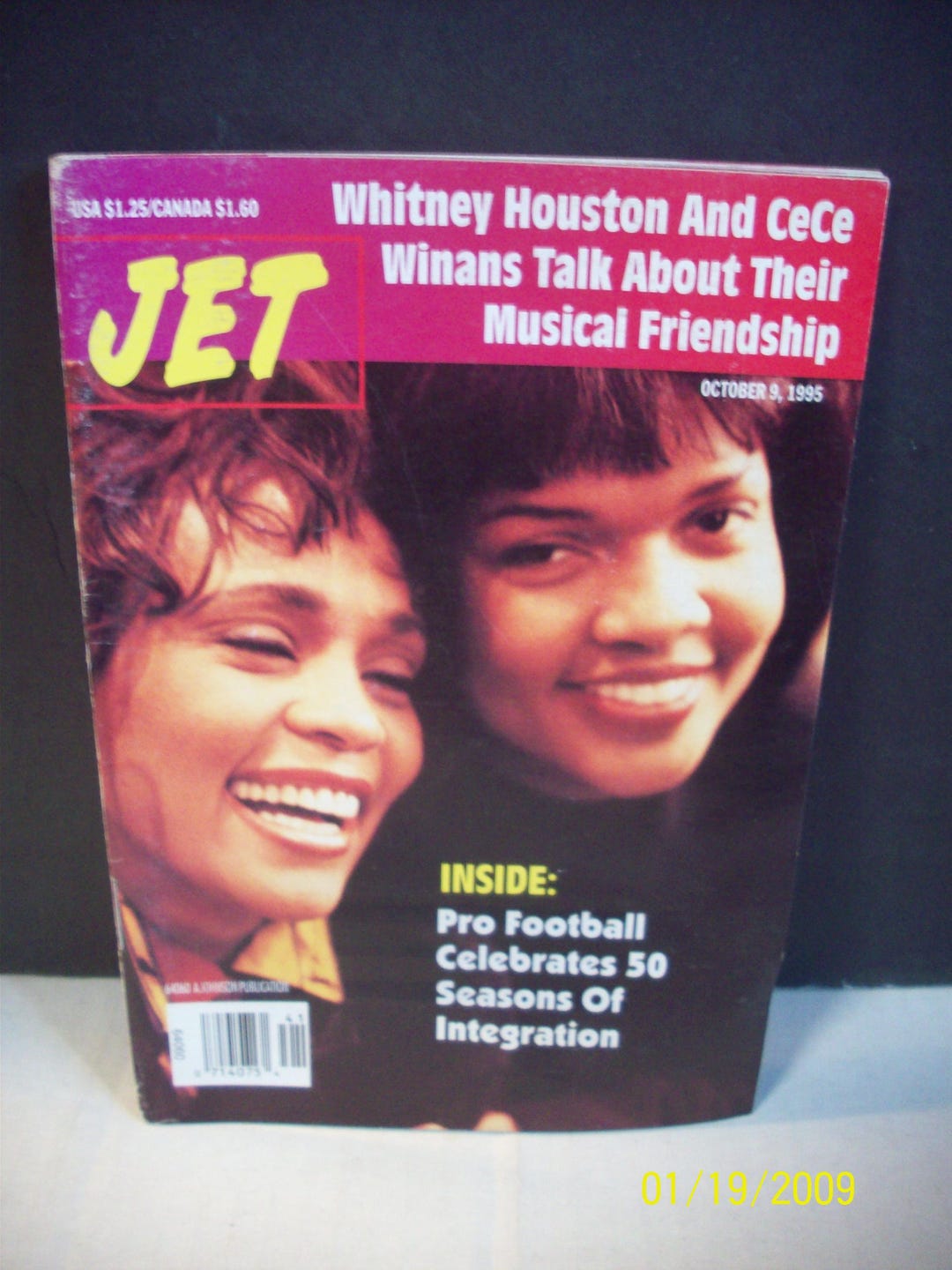 Whitney Houston Cece Winans on Cover Jet Magazine Oct 9,1995 Vintage ...
