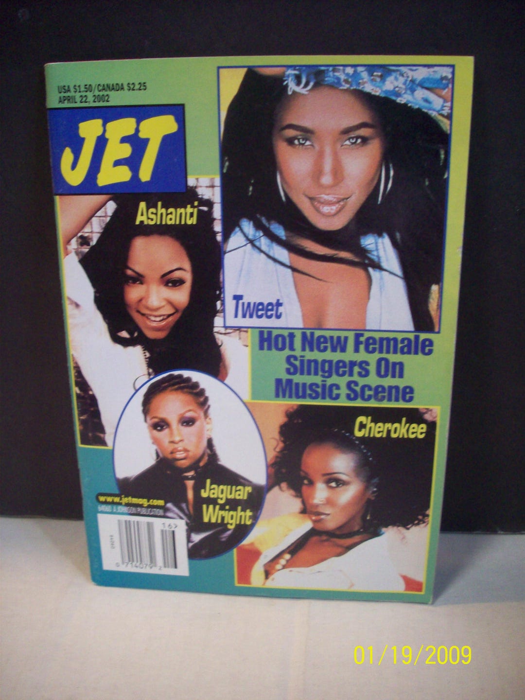 Hot New Female Singer on Cover Jet Magazine Apr 22 ,2002 Vintage ...