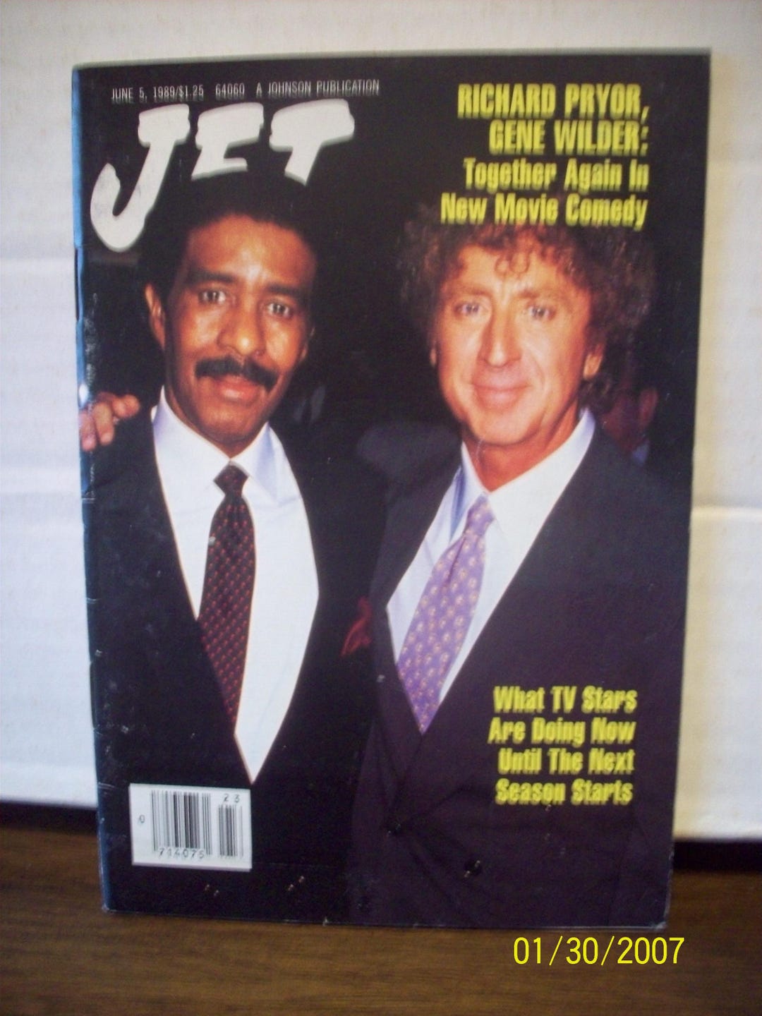 Richard Pryor Gene Wilder Jet Magazine June 5,1989 African American ...