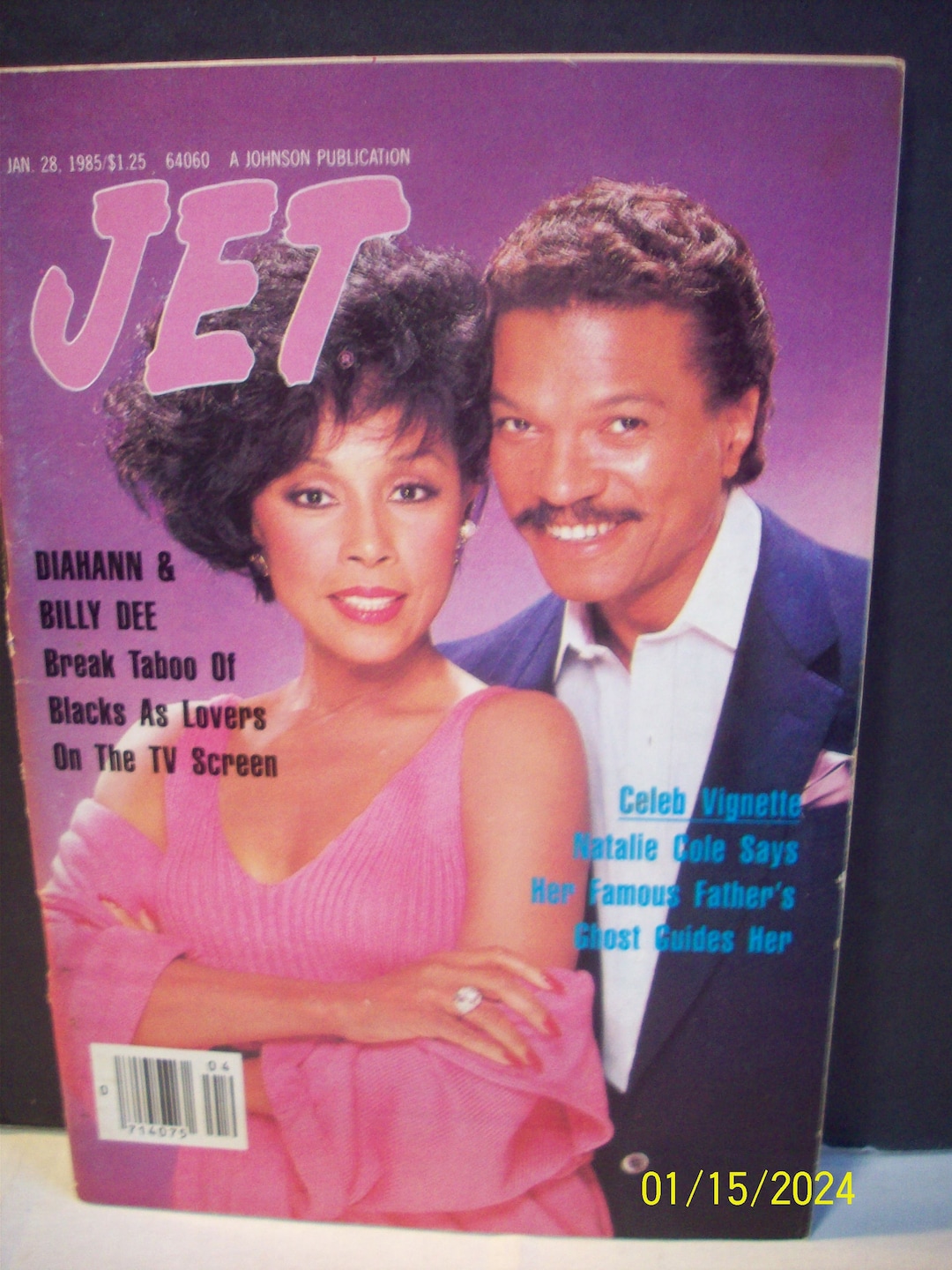 Jet Magazine Billy Dee Williams Diahann Carroll TV Show on Cover Jan 28 ...