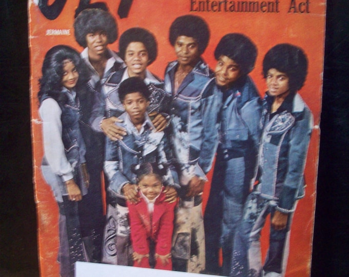 Jackson Five Plus Three New Act on Cover Jet Magazine Aug 1, 1974 ...
