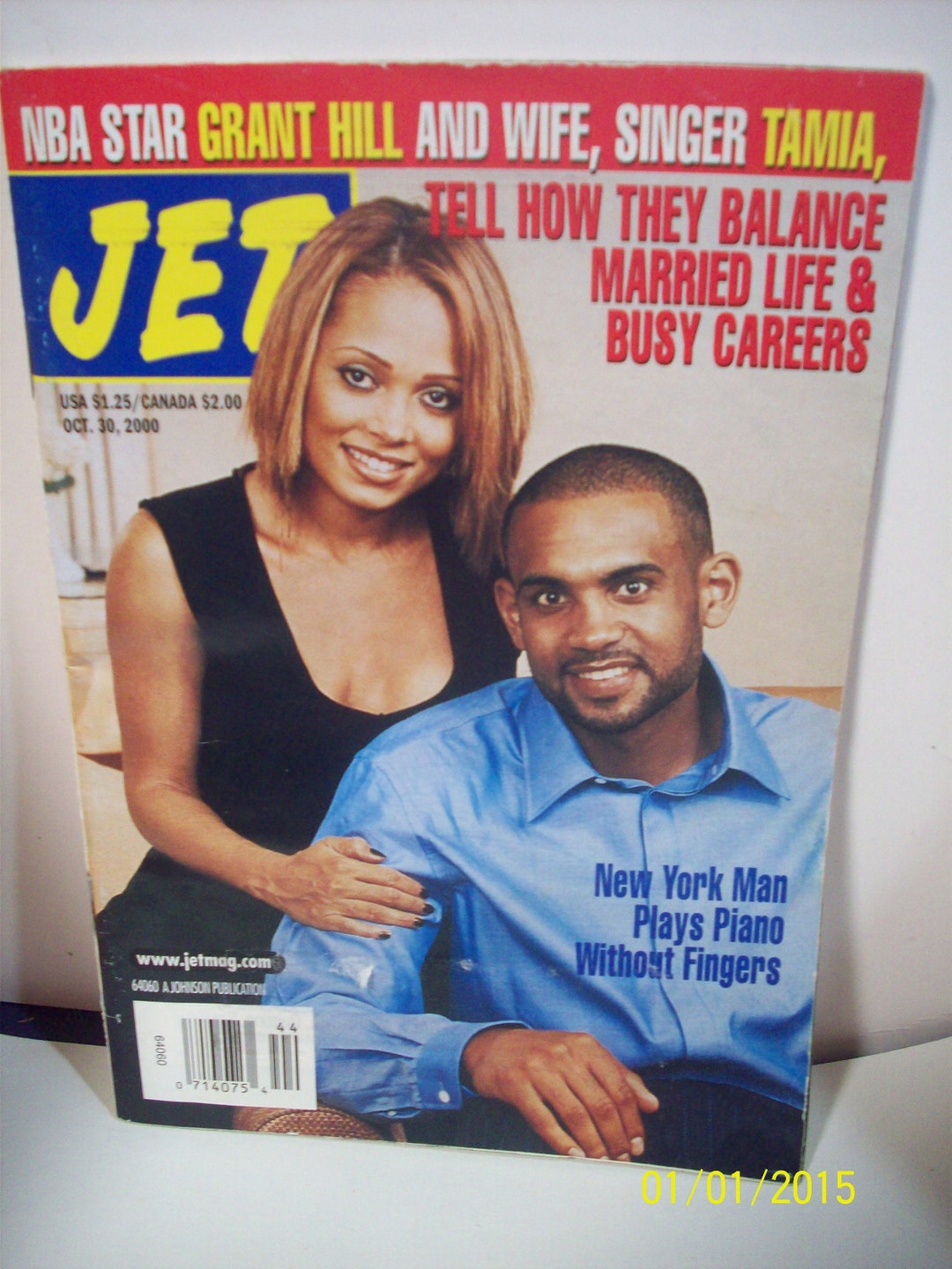 Grant Hill Singer Tamia Wedding Jet Magazine Oct 30 ,2000 Vintage ...