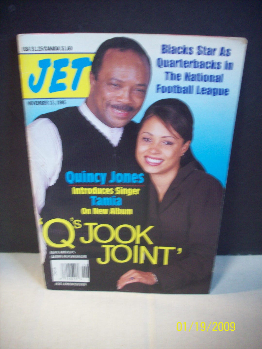 Quincy Jones Singer Tamia on Cover Jet Magazine Nov 13,1995 Vintage ...