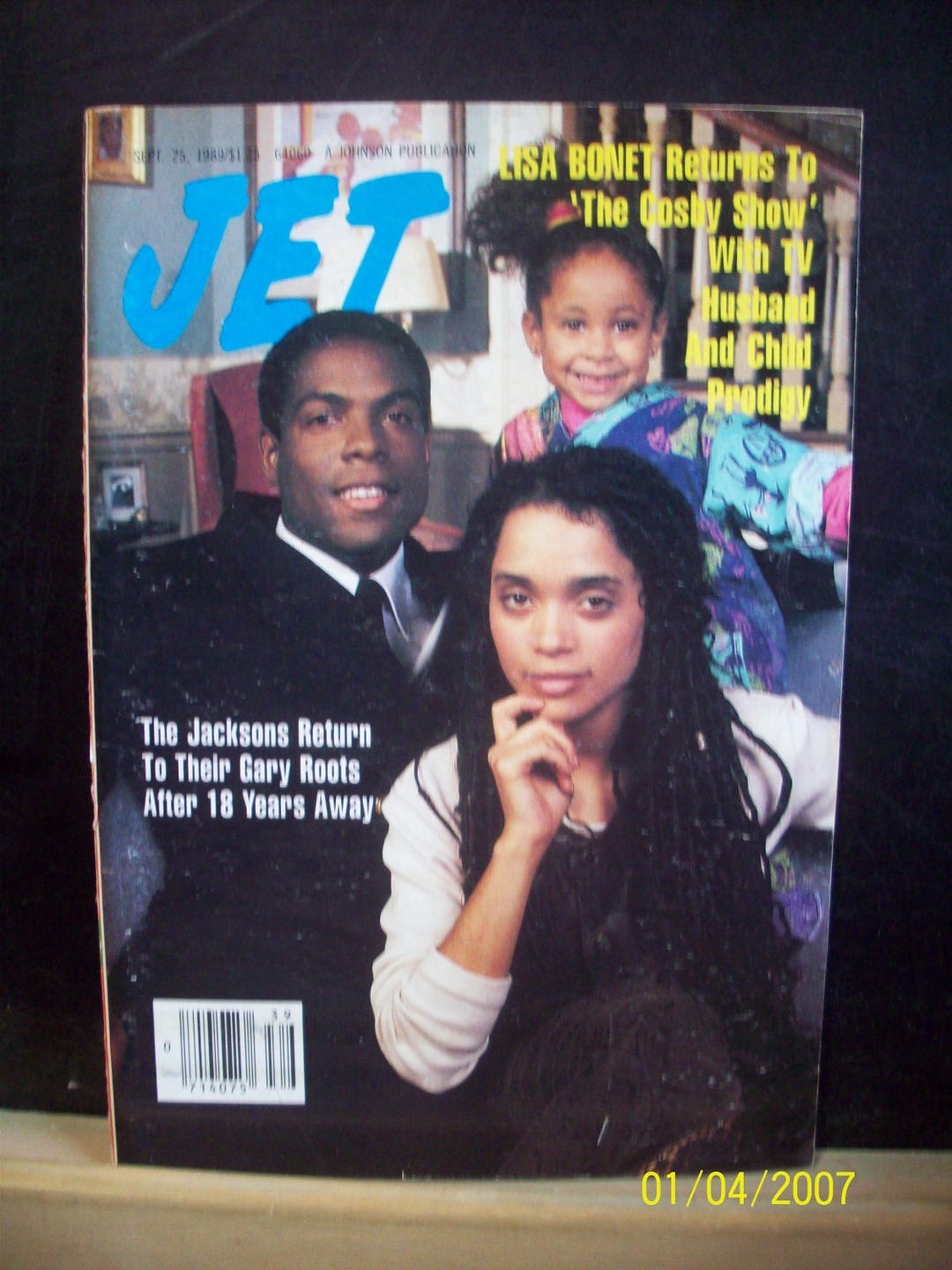 Lisa Bonet Returns to Cosby Show on Cover Jet Magazine Sept 25, 1989 ...