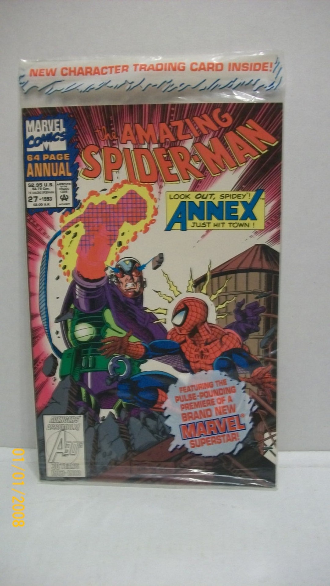1993 the Amazing Spider-man 64 Page Annual #27 1st Annex Just Hit Town ...