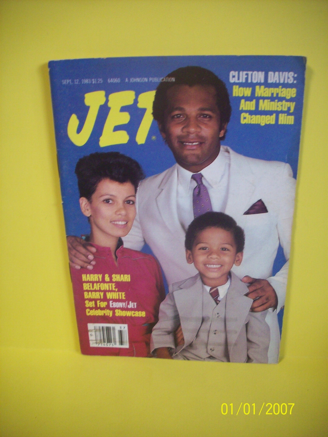 Clifton Davis Family and Ministry Jet Magazine Sept 12, 1983 Vintage ...