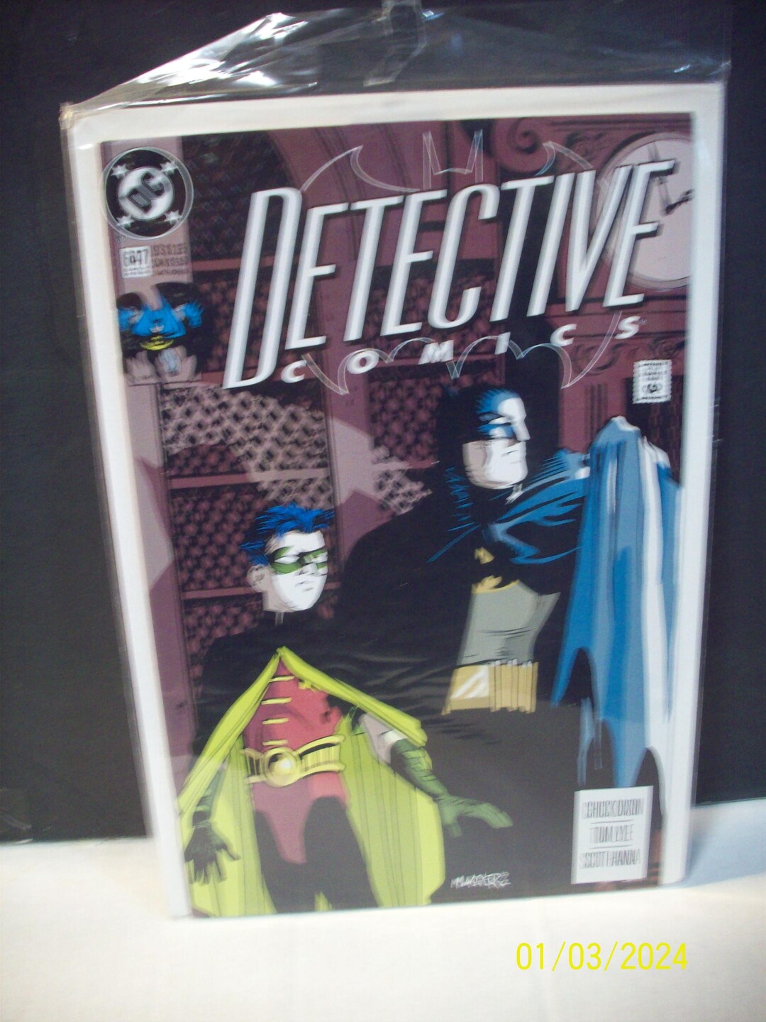 1993 Detective Comics #647 Batman ,robin Standing in Shadows VF-NM ...
