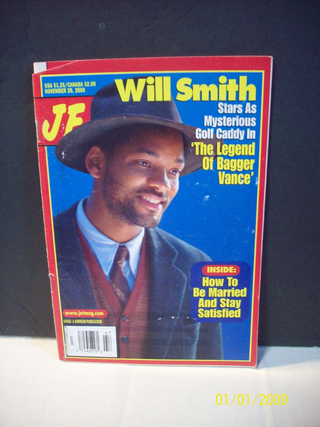 Will Smith Bagger Vance Golf Movie Jet Magazine Nov 20,2000 Vintage ...