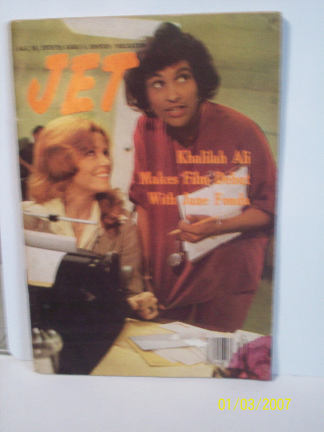Khalilah Ali Film Debut Jane Fonda Jet Magazine Aug 24,1978 Vintage ...