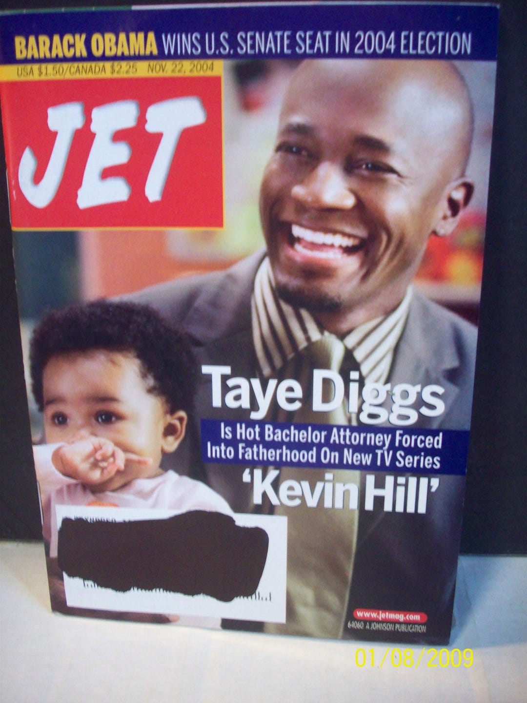 Actor Taye Diggs on Cover Jet Magazine Nov 22, 2004 Vintage African ...