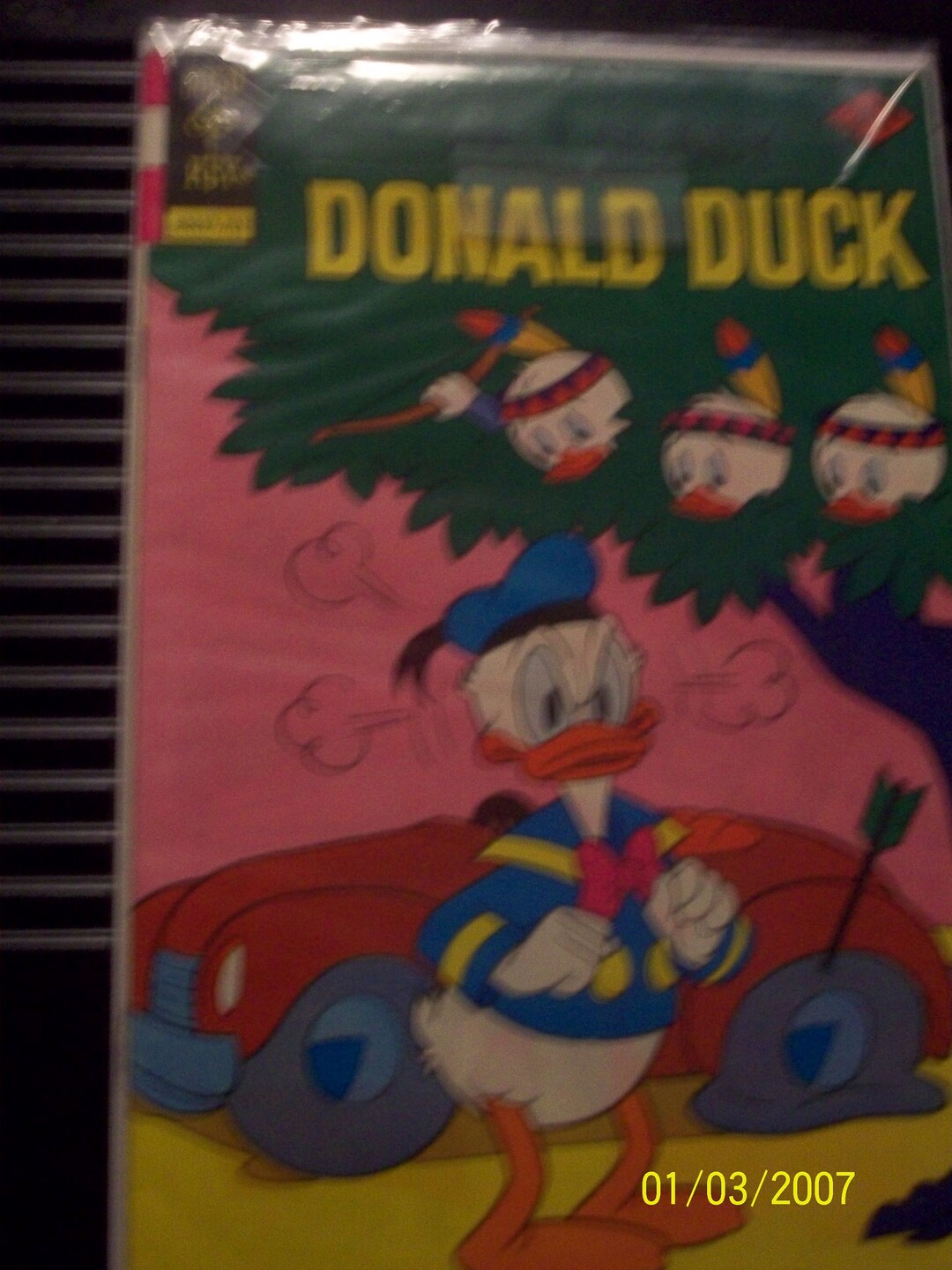 Walt Disney Donald Duck Gold Key #179 Donald Duck Nephews Shooting Tire ...