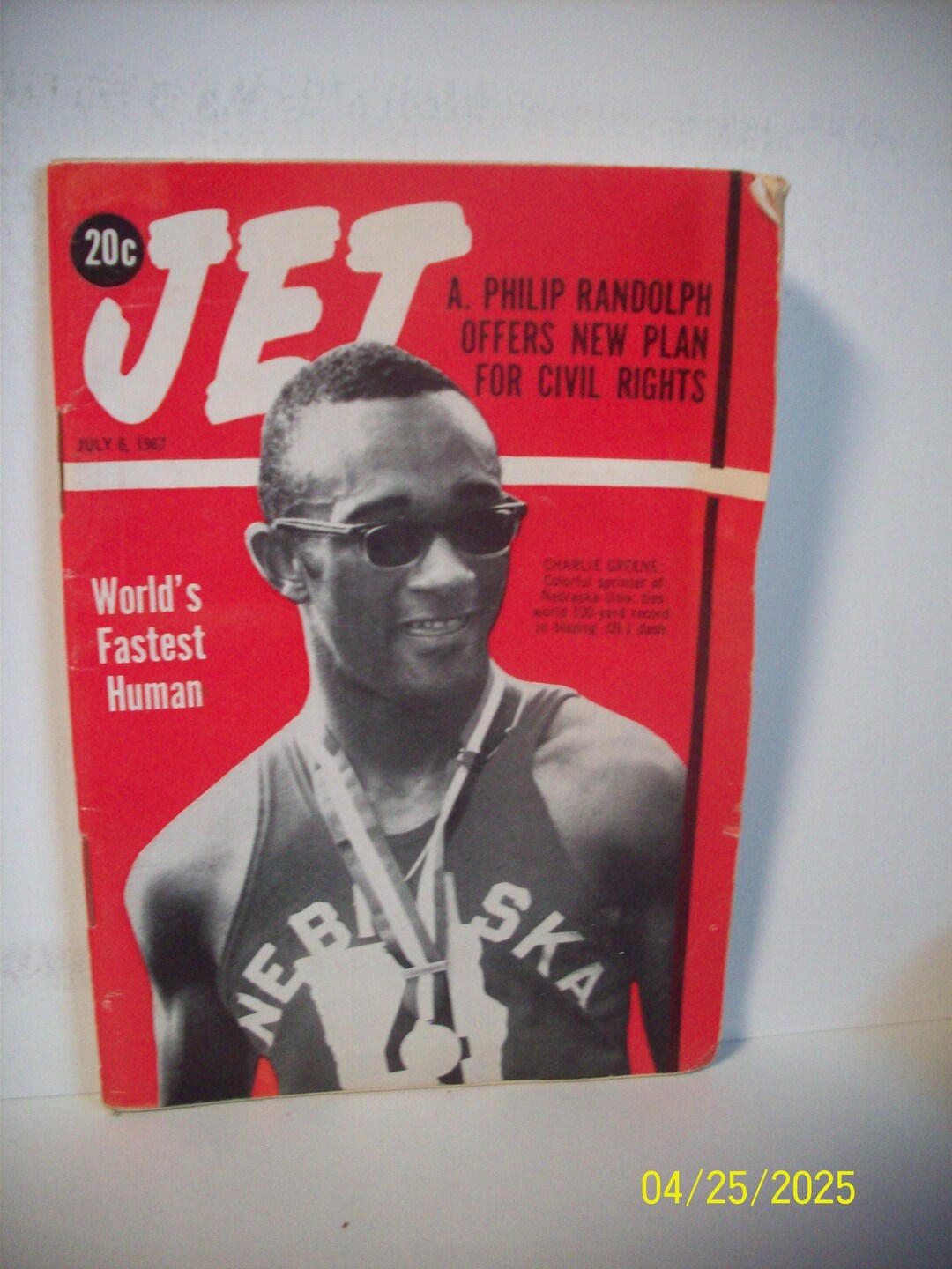 Charlie Greene Sprinter Jet Magazine July 6,1967 Vintage African ...