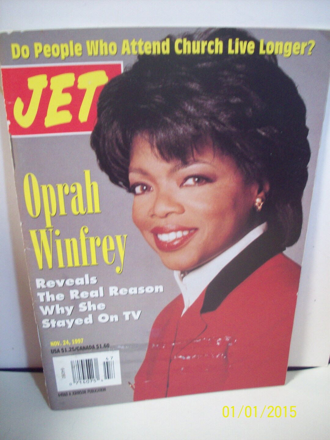 Oprah Winfrey Reveals Jet Magazine Nov 24,1997 Vintage African American ...