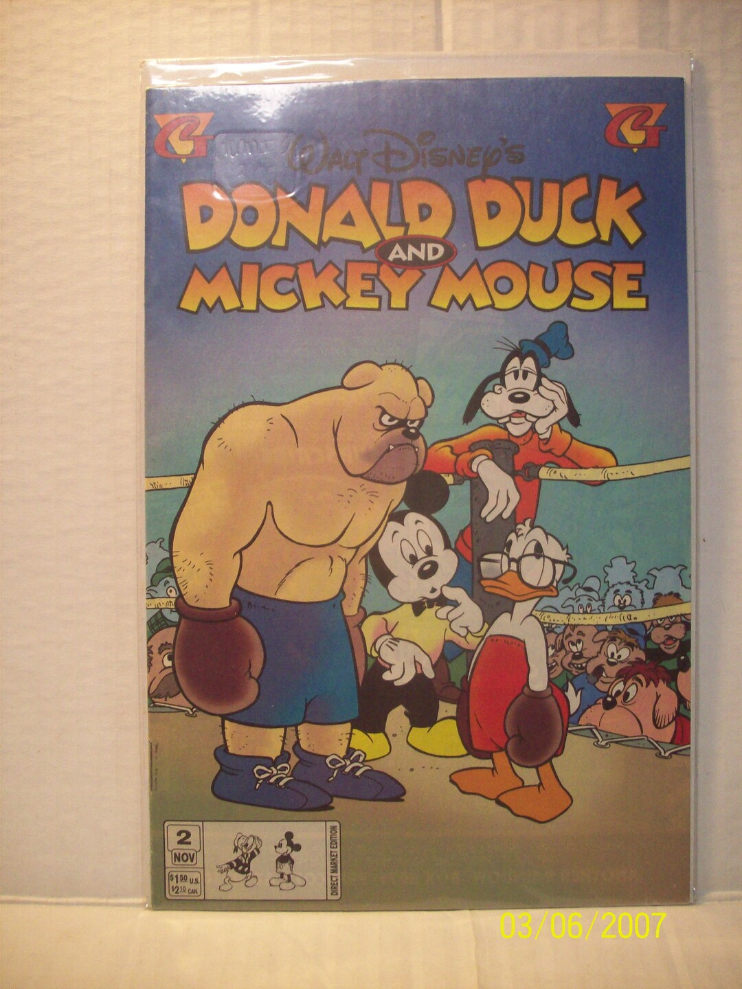 Walt Disney's Donald Duck and Mickey Mouse 2 Donald & Mickey in Boxing ...