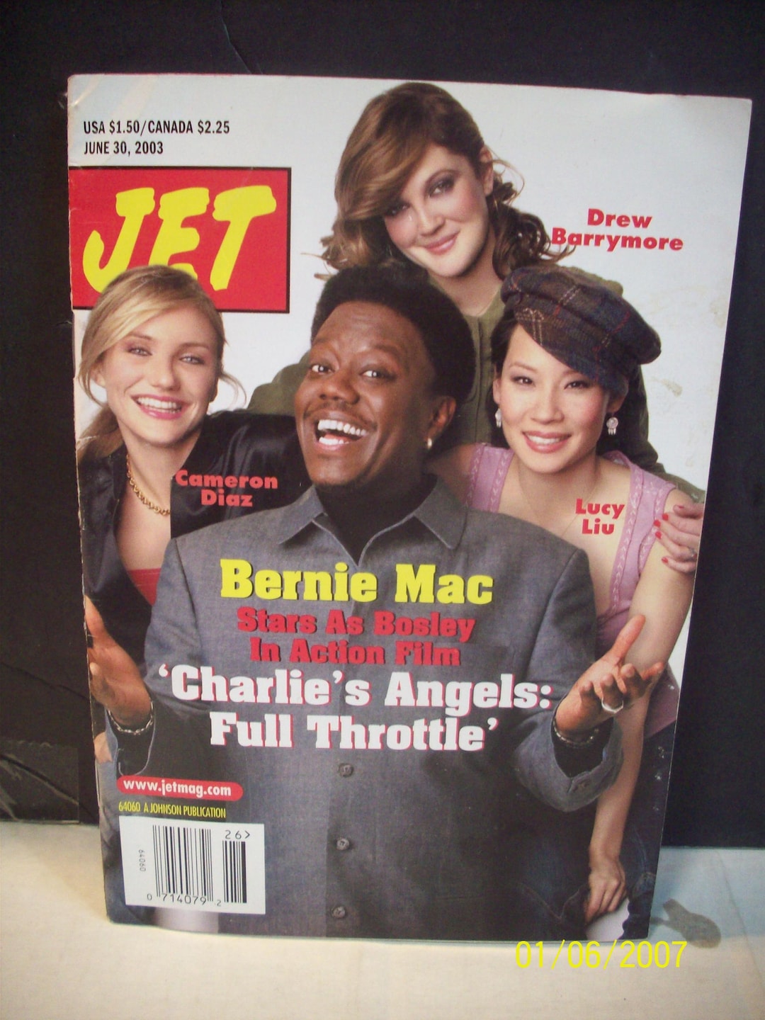 Bernie Mac Charlie's Angel Movie Cast Jet Magazine June 30,2003 Vintage ...