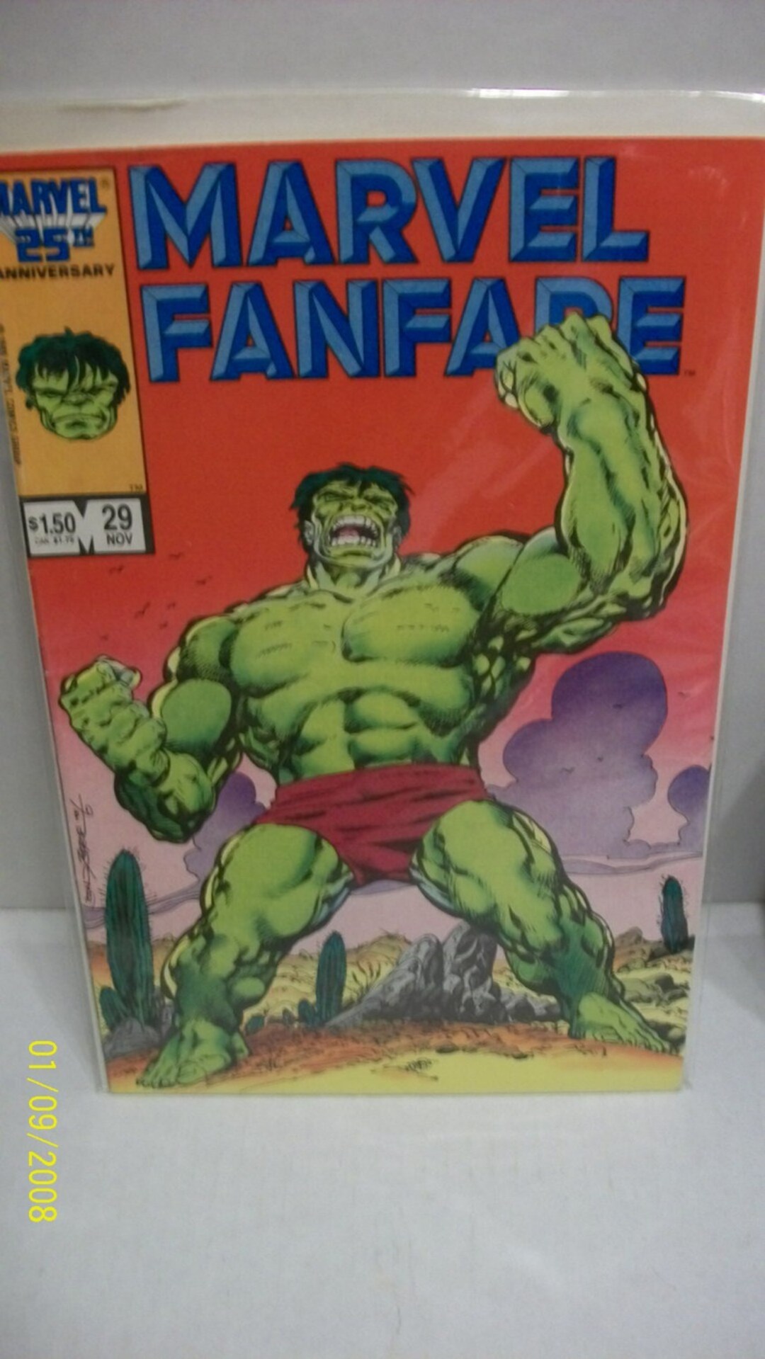 Marvel Fanfare #29 November Incredible Hulk Cover John Bryne Issue ...