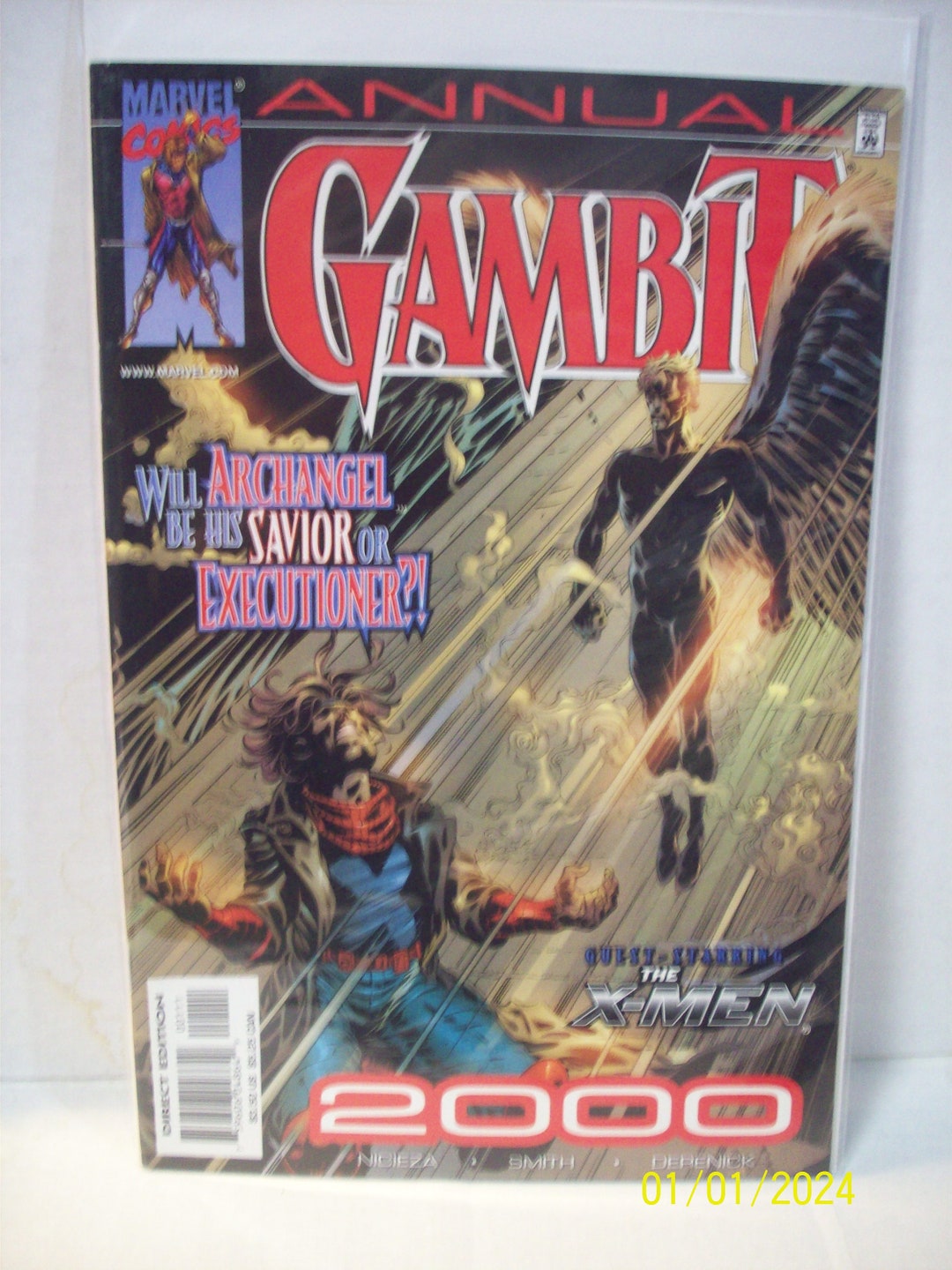 Gambit Annual 2000 (3rd Series) Gambit Vs the X-men VF-NM Cond Unread ...