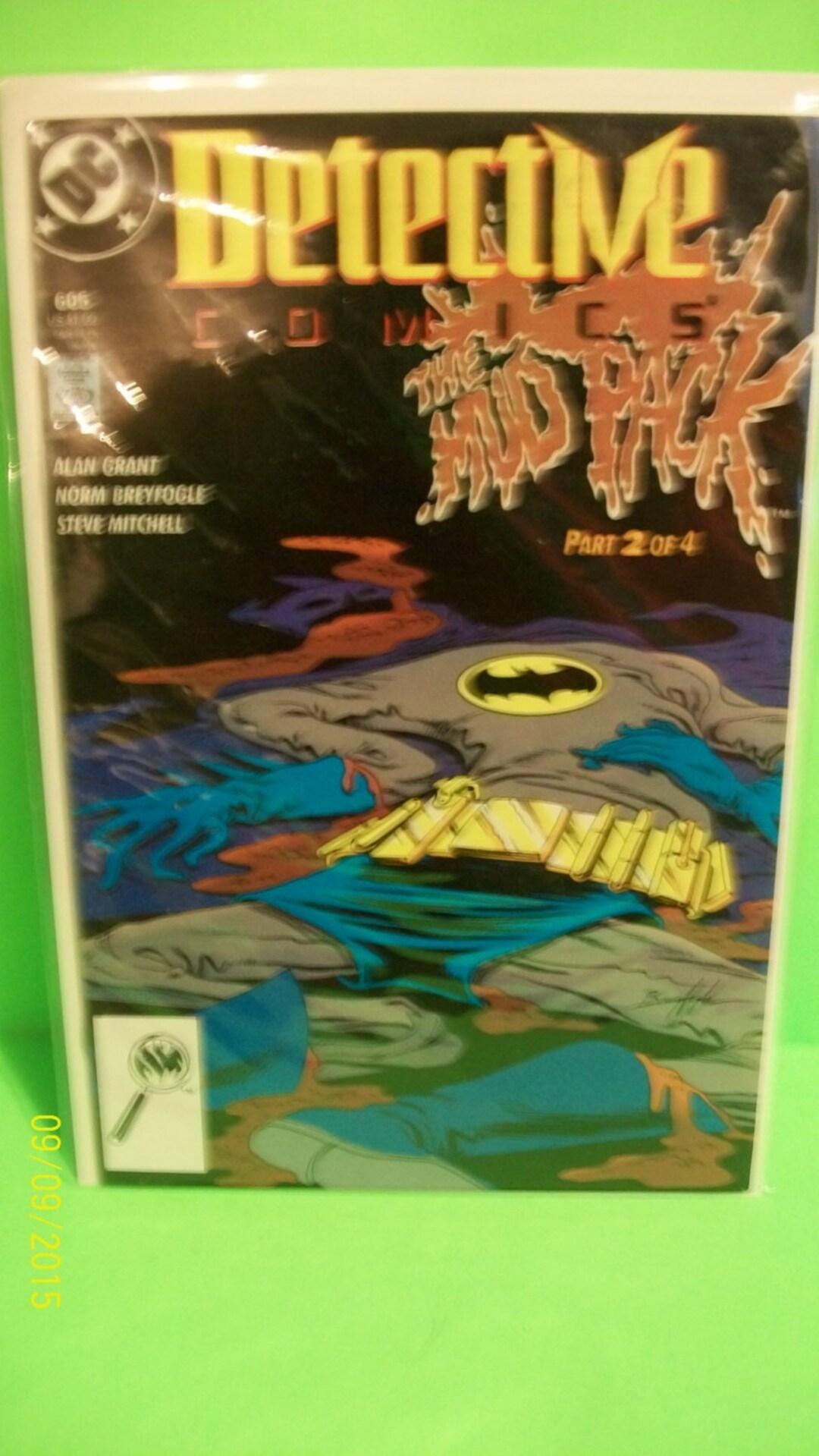 Detective Comics #605 Batman Costume on Cover Mud Pack Pt. 2 of 4 VG ...