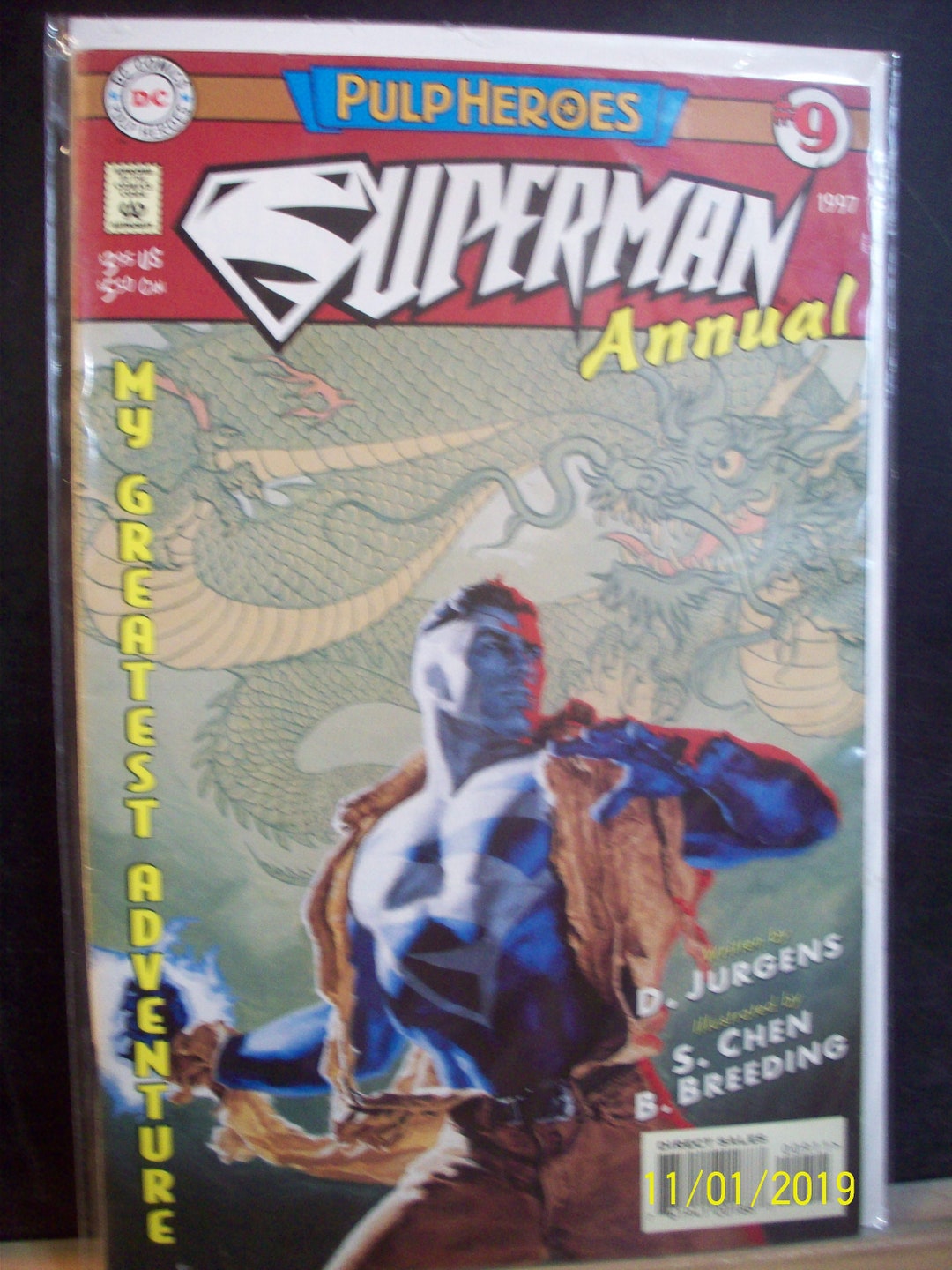 Superman Pulp Heroes Annual #9 My Greatest Adventures VF-NM Unread ...