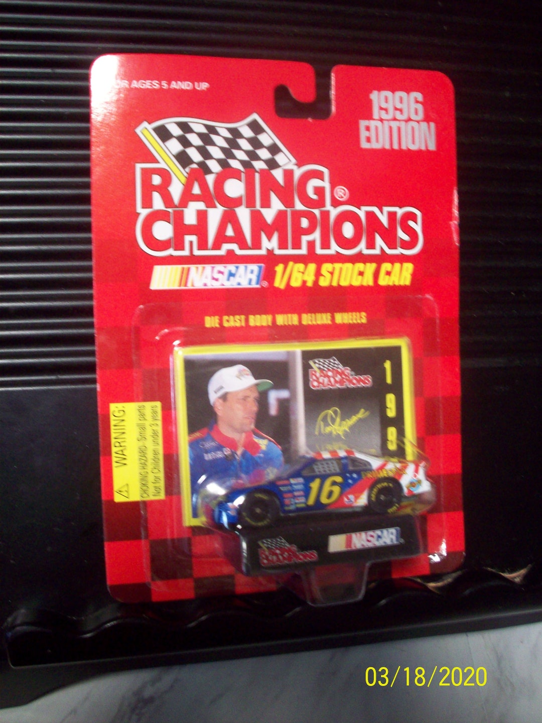 Ted Musgrave NASCAR Primestar #16 Racing Champions Red/white/blue 1/64 ...