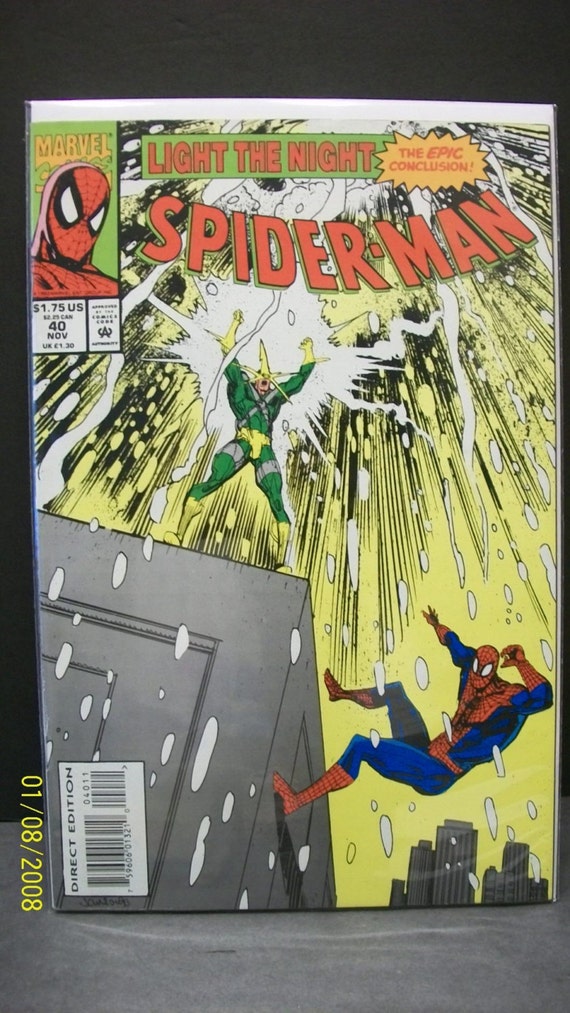 Spider Man Electro Comic Book