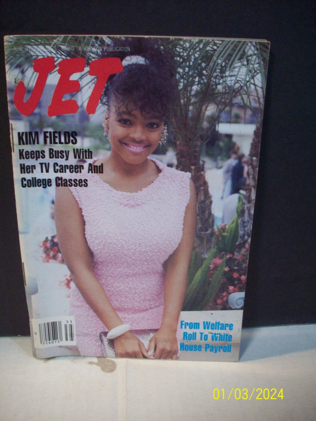 Kim Fields Tv Star Keeps Busy Jet Magazine Aug 31, 1987 Vintage African ...