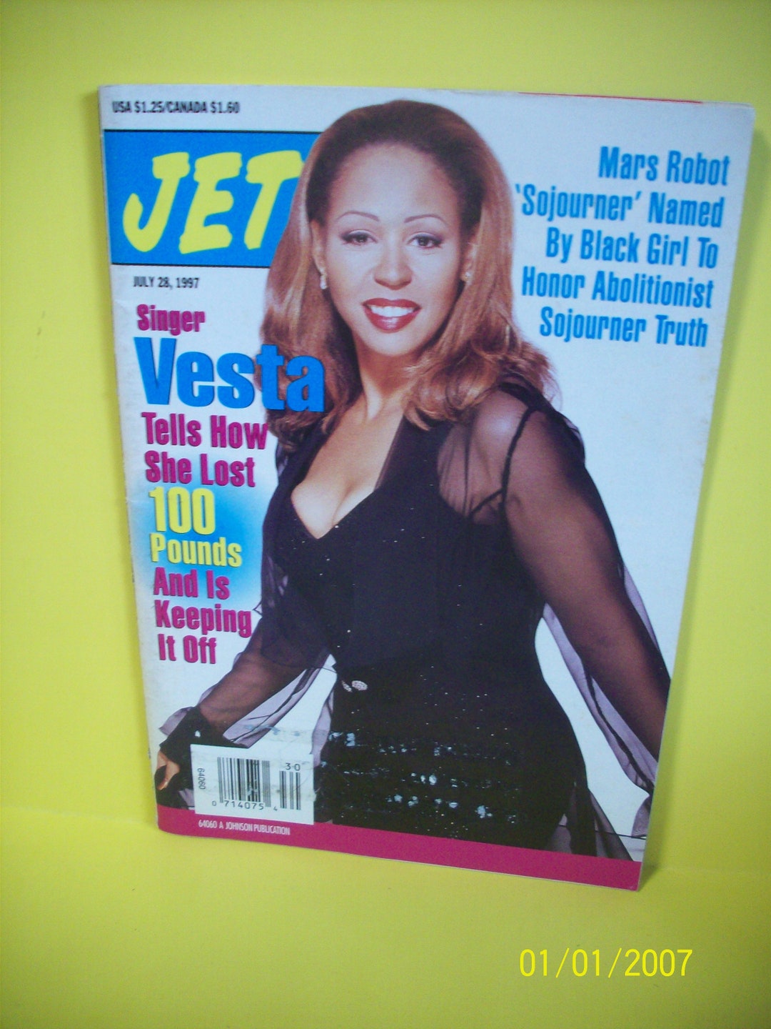 Singer Vesta Loses 100 Lbs Jet Magazine July 28,1997 Vintage African ...