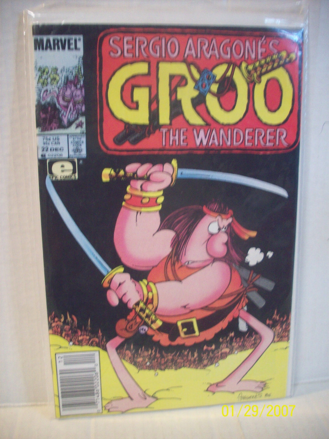 Groo the Wanderer 22 Sergio Aragone's Groo Double Swords Vintage Marvel ...