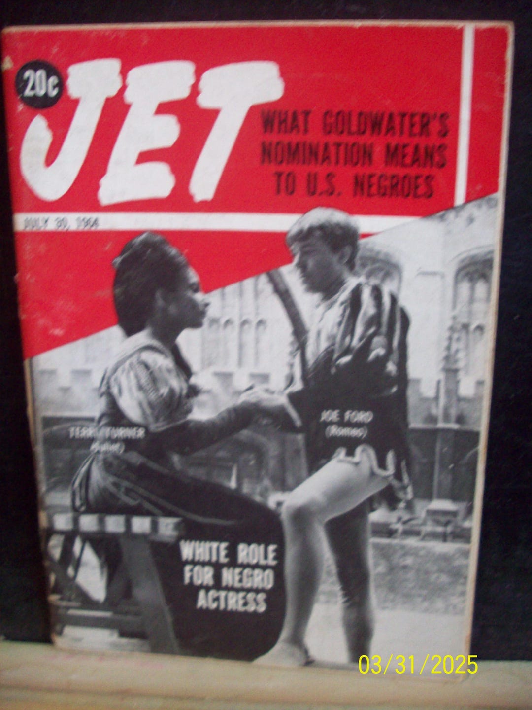 Negro Juliet Actress Jet Magazine July 30,1964 Vintage African American ...