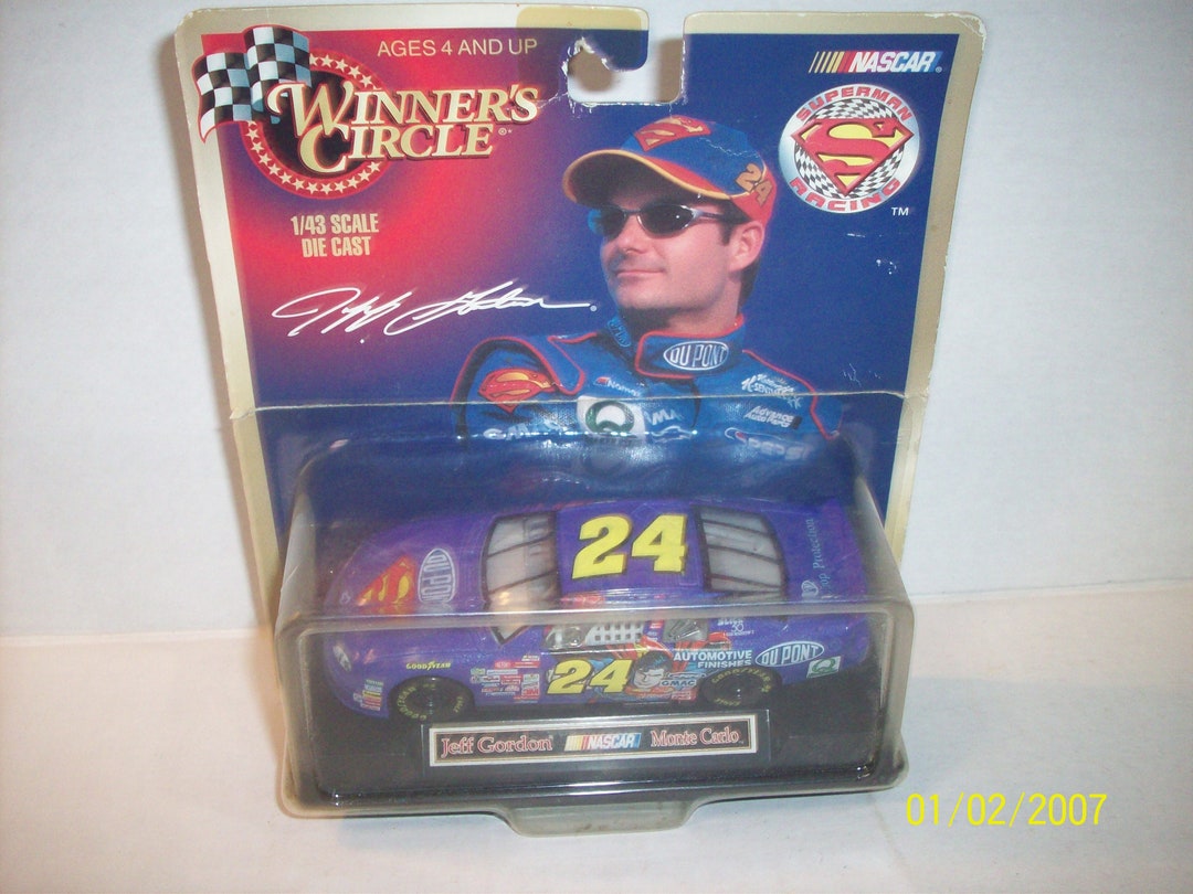 Jeff Gordon NASCAR Superman Monte Carlo #24 R 1/43 Scale Diecast Car ...