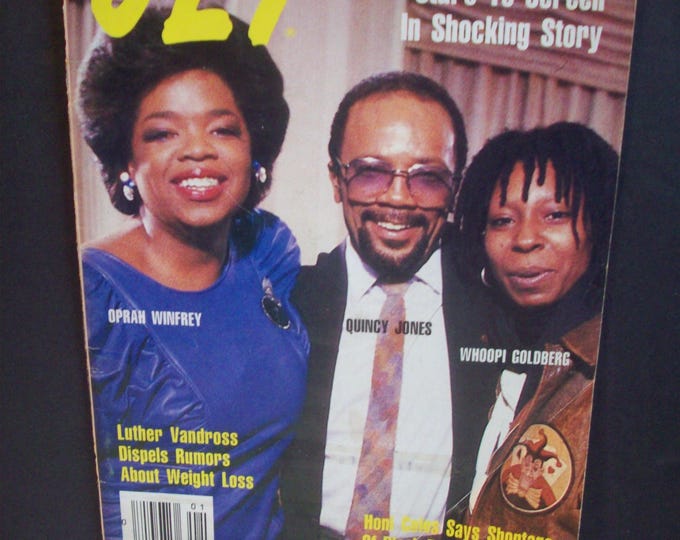 Color Purple Quincy , Oprah, Whoopi Jet Magazine Jan 13, 1986 Vintage ...