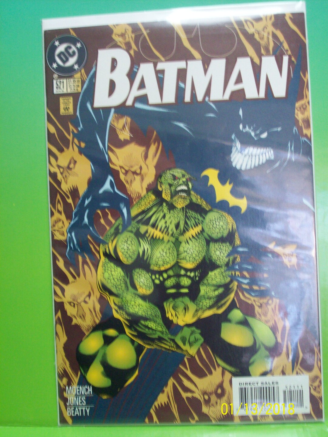 Batman #521 Batman Vs Killer Croc on Cover VF-NM Vintage Comic Book DC ...