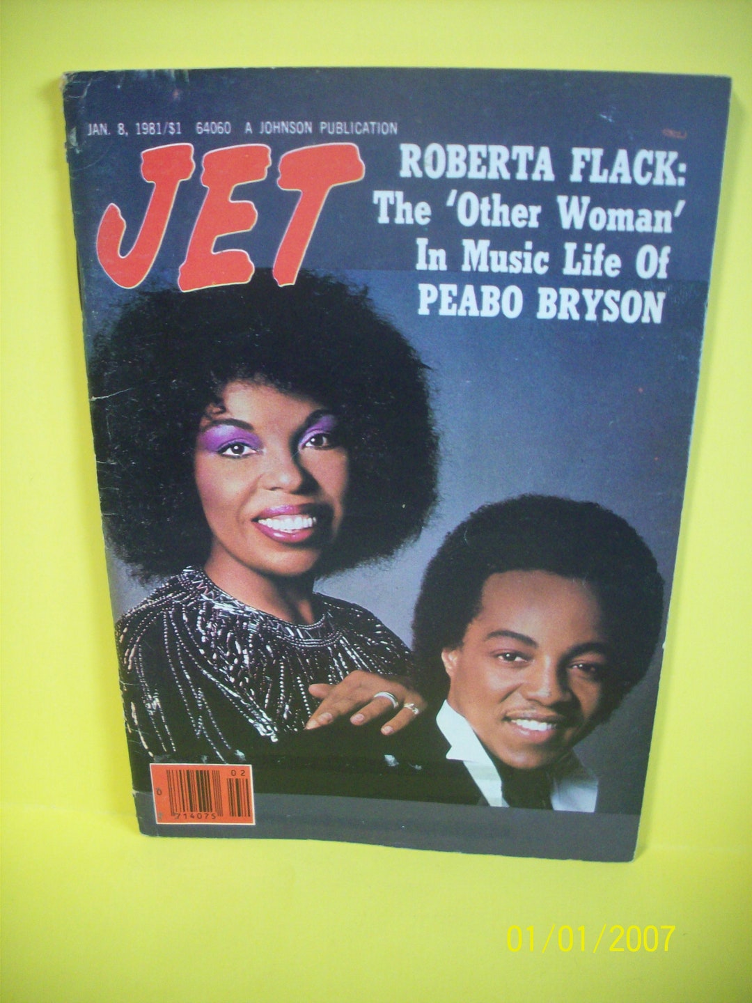Roberta Flack, Peabo Bryson Jet Magazine Jan 8,1981 Vintage African ...