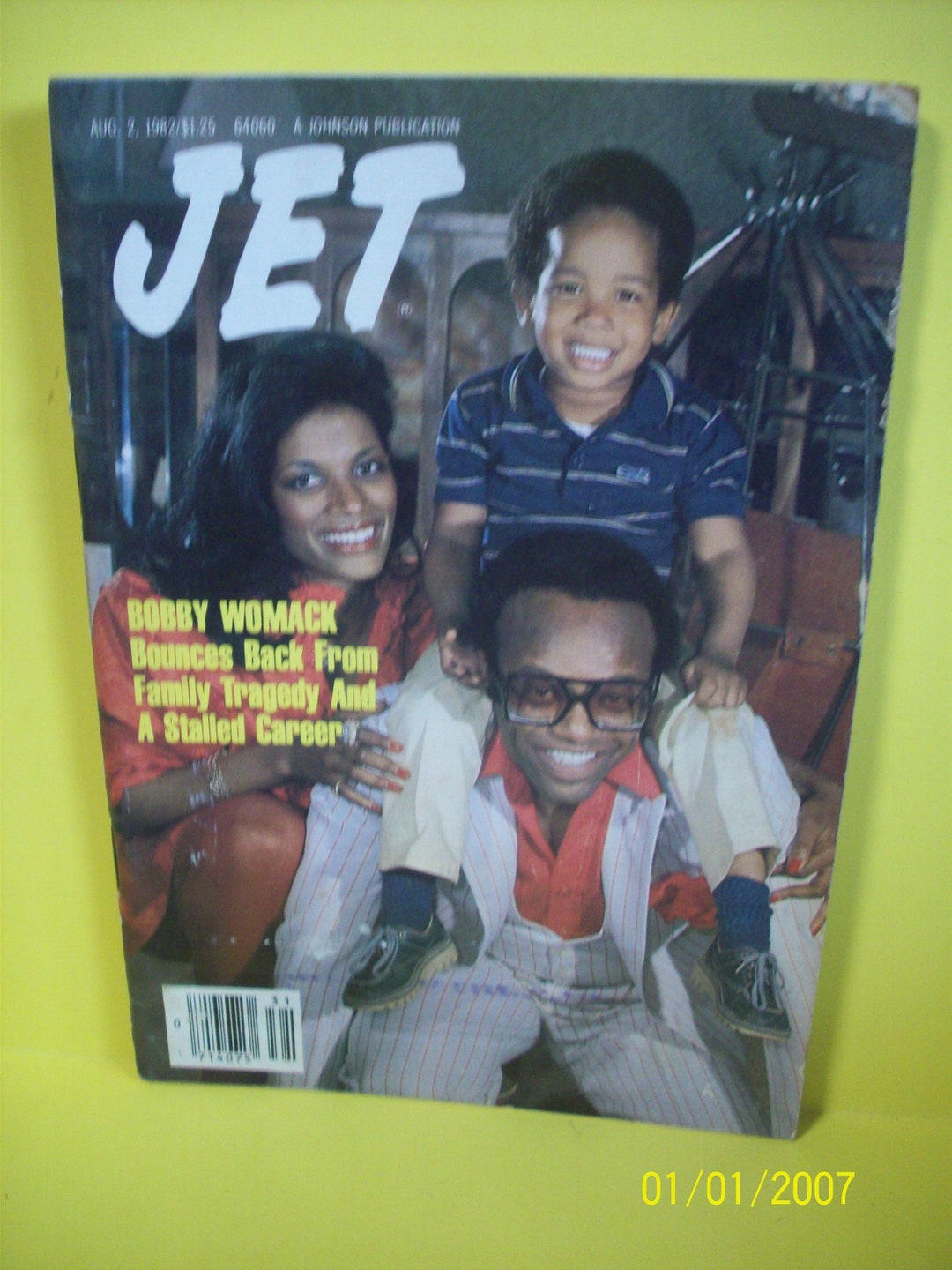 Bobby Womack and Family Bounce Back Vintage Jet Magazine Aug 2,1982 ...